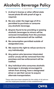 Alcohol Policy Kit for Special Events